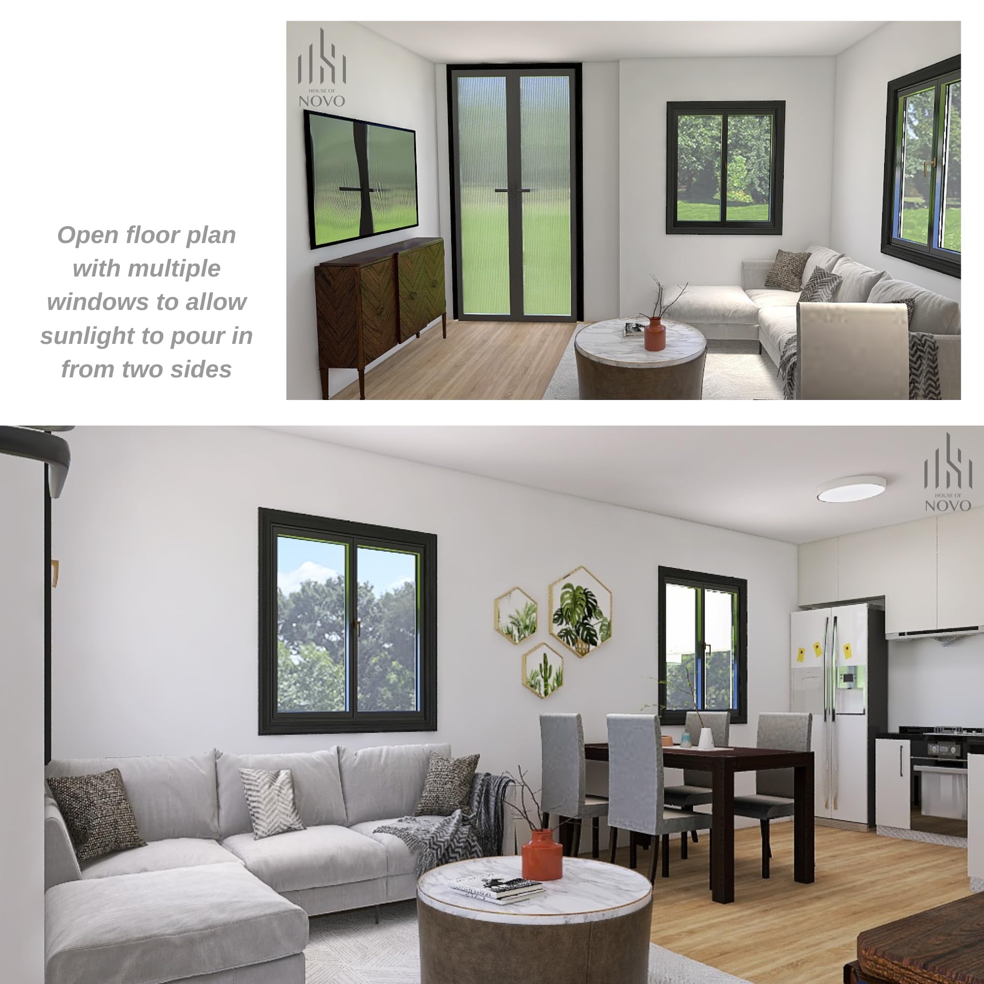 Prefab Small House Plans With Open Floor Plan Tiny Home Floor Plan