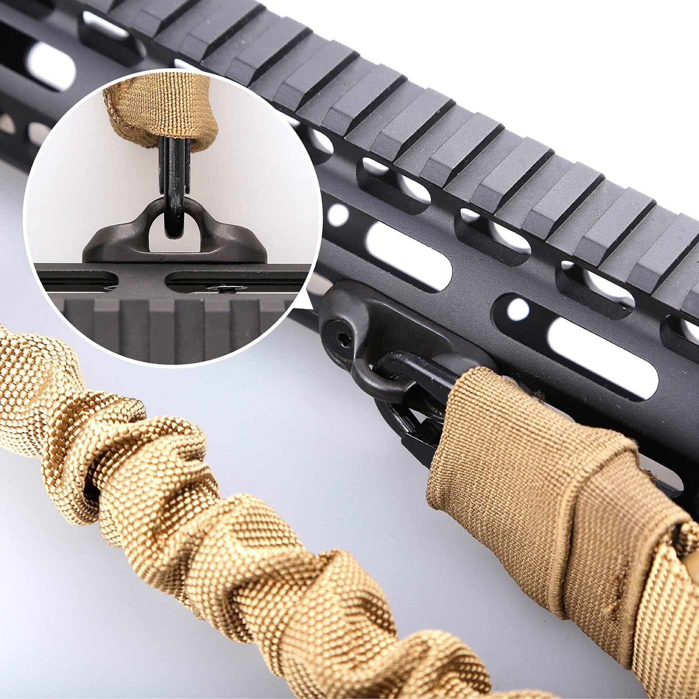 Tough Tactical Tools Keymod Standard QD Sling Swivel Adapter Rail Mount ...