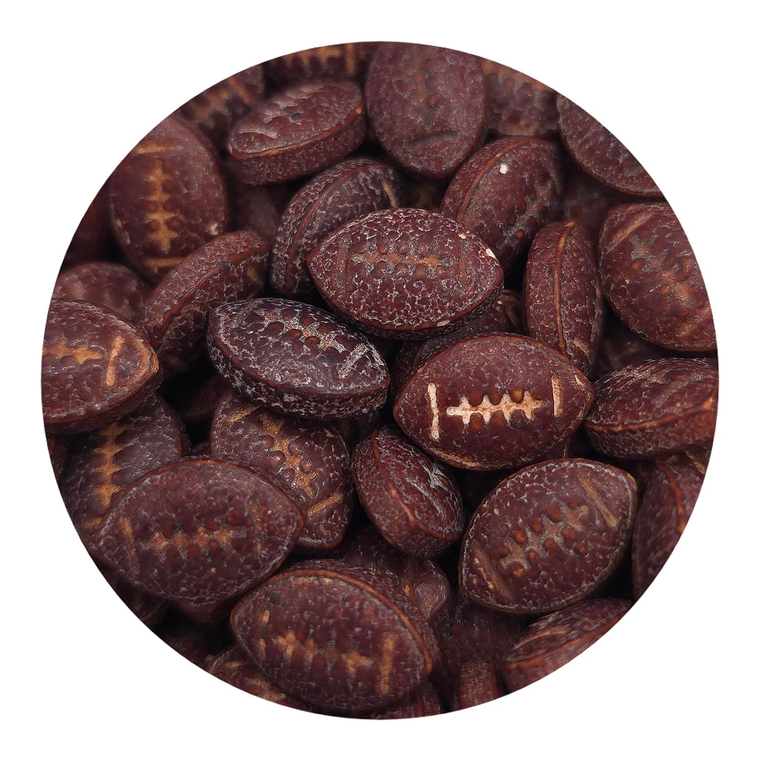 Amazon.com: NCS Brown Football Edible Candy Sprinkles, 8 ounces - Great ...