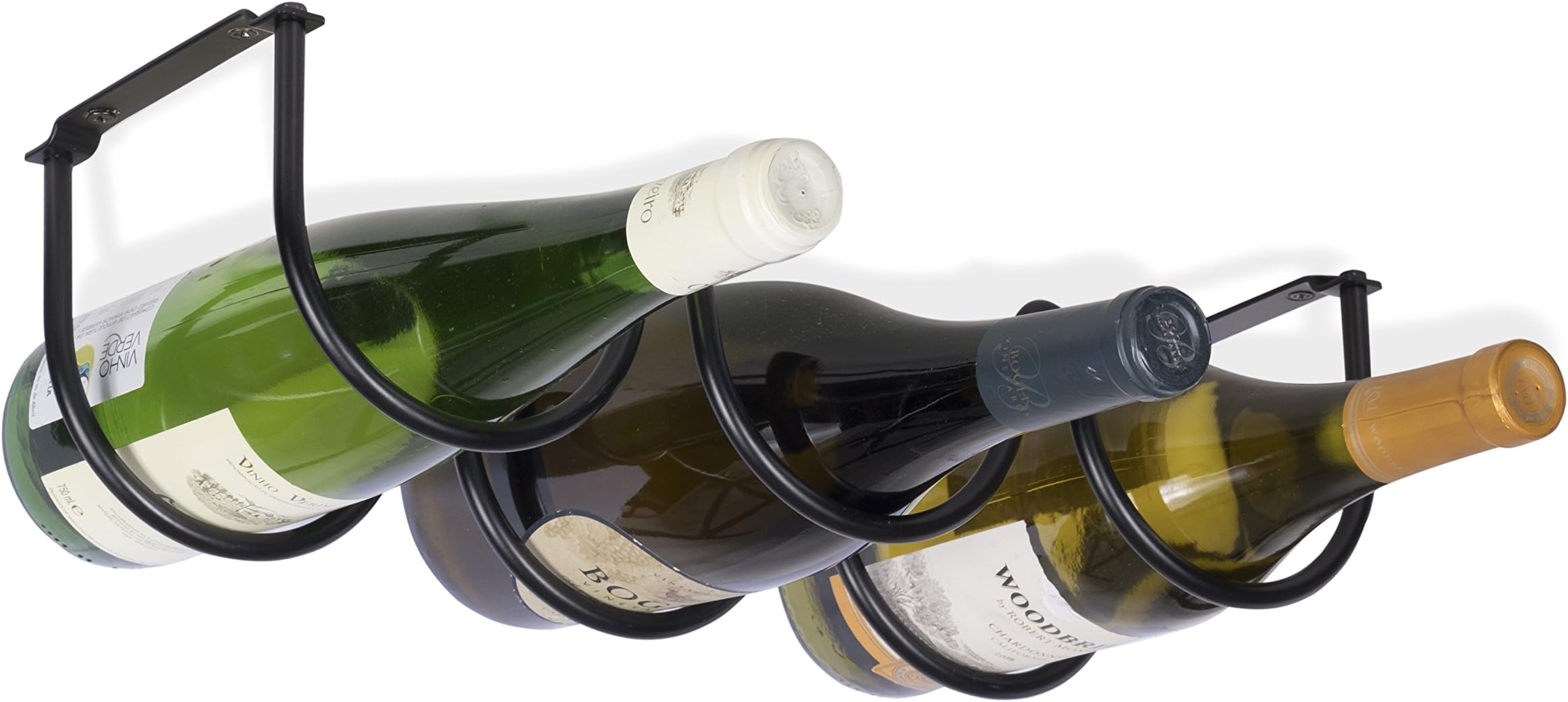 Amazon.com: Wallniture Andora Under Cabinet Wine Rack Farmhouse Decor ...