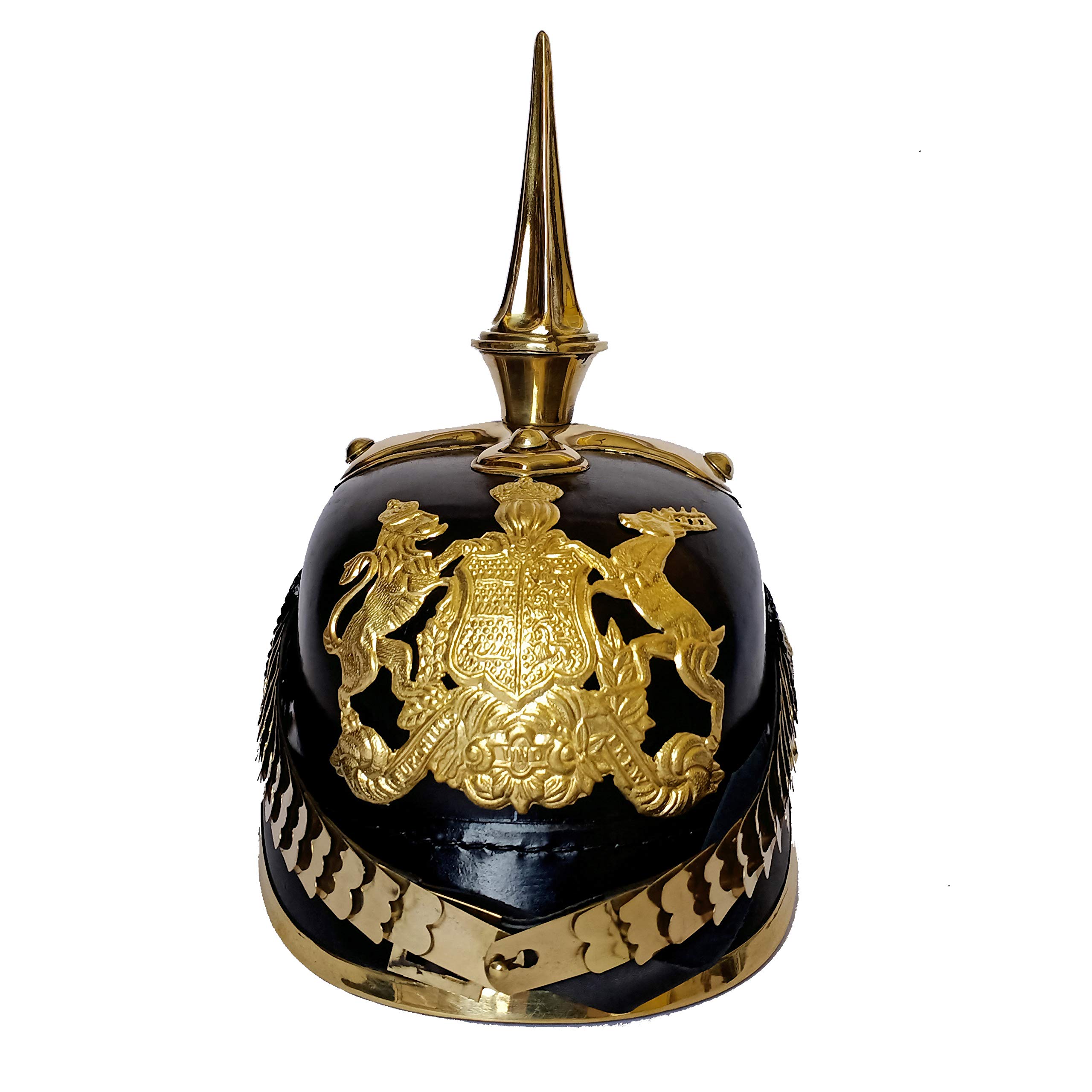 Buy Annafi® German Pickelhaube Helmet | Leather Pickelhaube Imperial ...