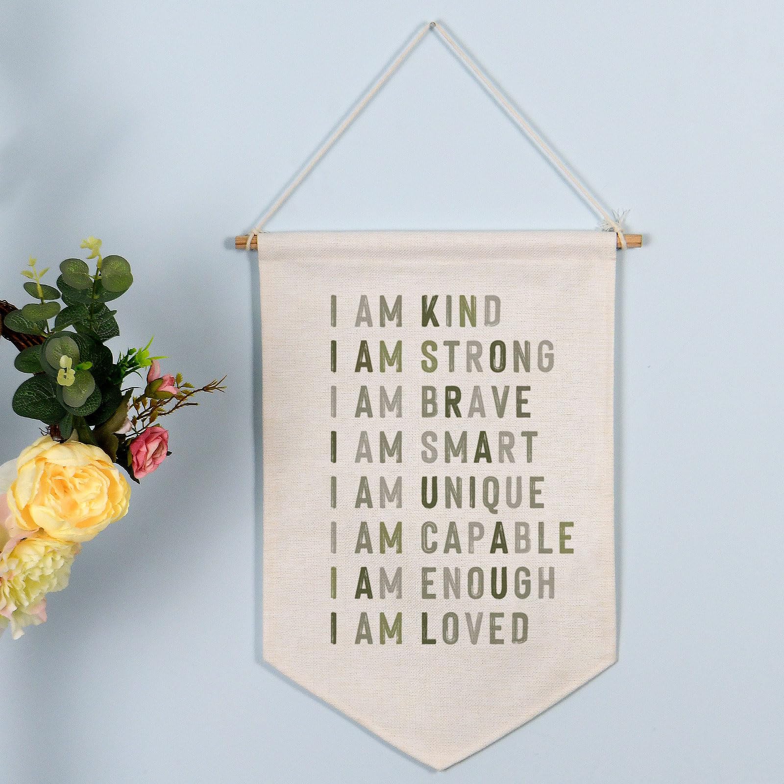 Snapklik.com : Inspirational Quotes For Kids Wall Hanging Flag Positive ...