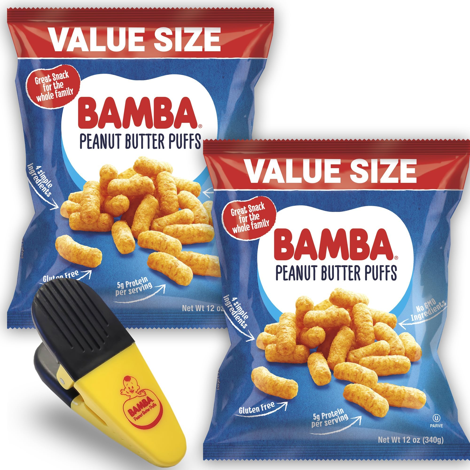 Amazon.com: Bamba Peanut Butter Snacks All Natural Peanut Butter Corn ...