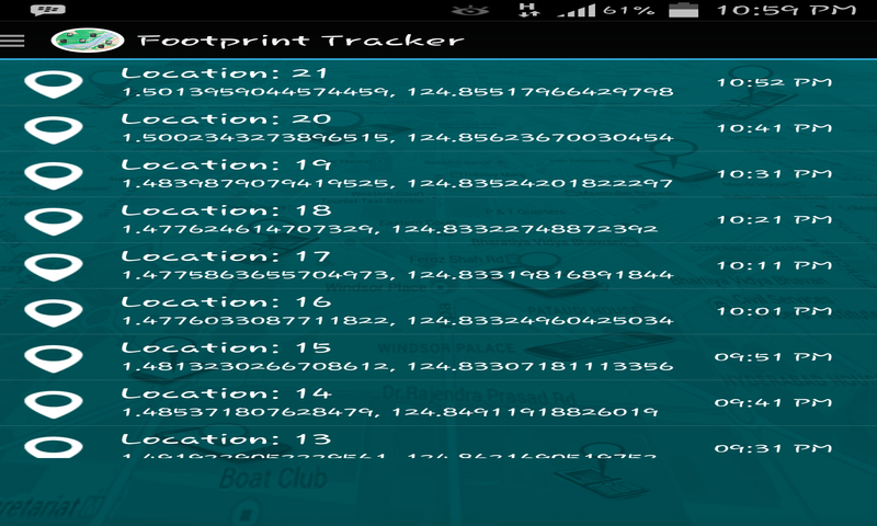 footprint tracker - App on Amazon Appstore
