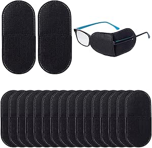 Amazon.com: CustomyLife 18pcs Eye Patches for Glasses, Reusable Non ...