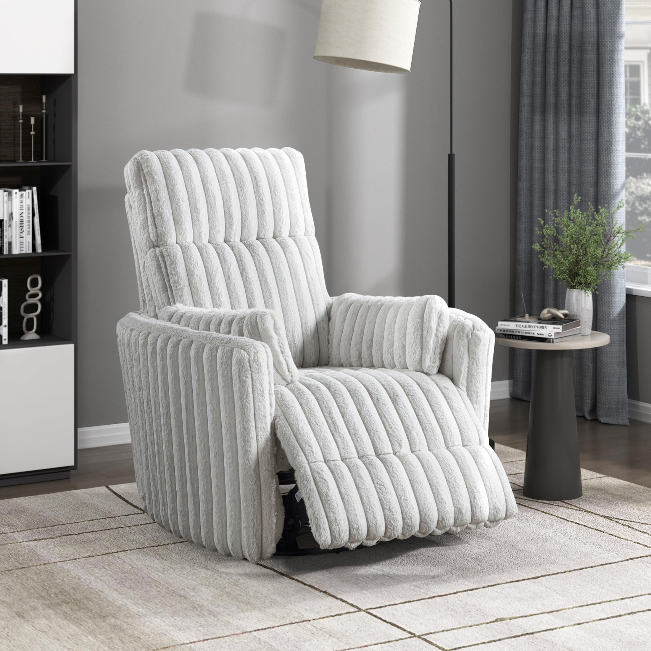 Amazon.com: Lexicon Modern Swivel Glider Recliner Chair, Nursery Glider ...