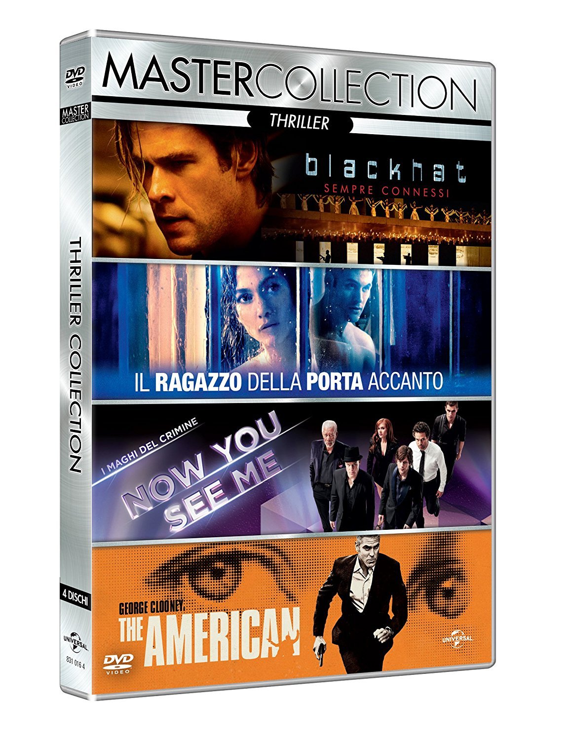 Thriller Collection (Box 4 Dvd Blackhat,Il Ragazzo Della Porta Accanto ...