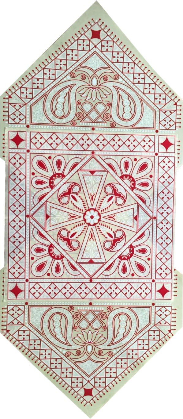 Amazon.com: Suman Creations Plastic Rangoli Wall Stickers (27.94 cm x ...