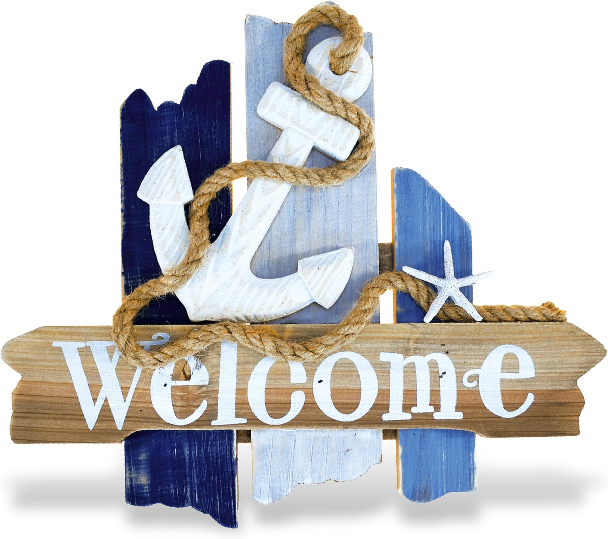 Amazon.com: FRECI Wooden Welcome Sign Hanging Wall Welcome Sign Board ...