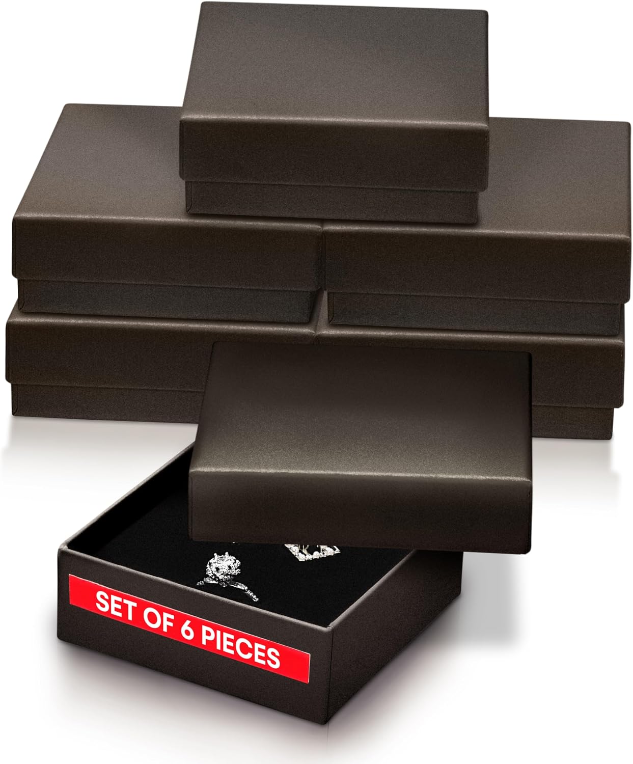 Amazon.com: Dawhud Direct Small Jewelry Box - 6-Pack Cardboard Small ...
