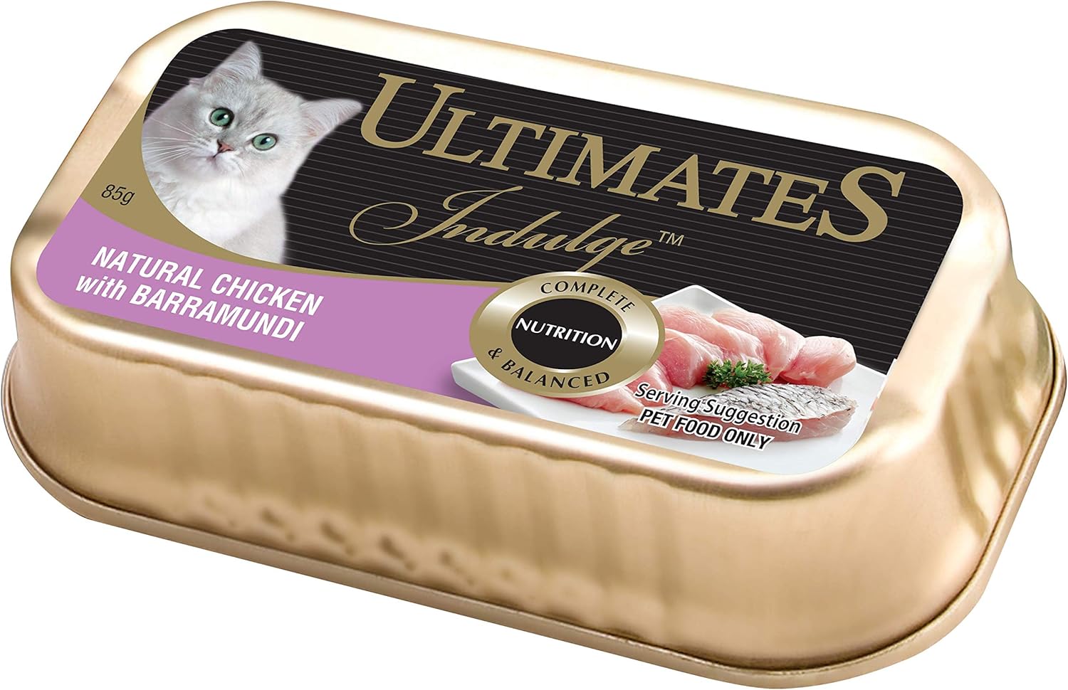 Ultimates Cat Pet Food Indulgence Responsibly Fished Tuna & Barramundi ...