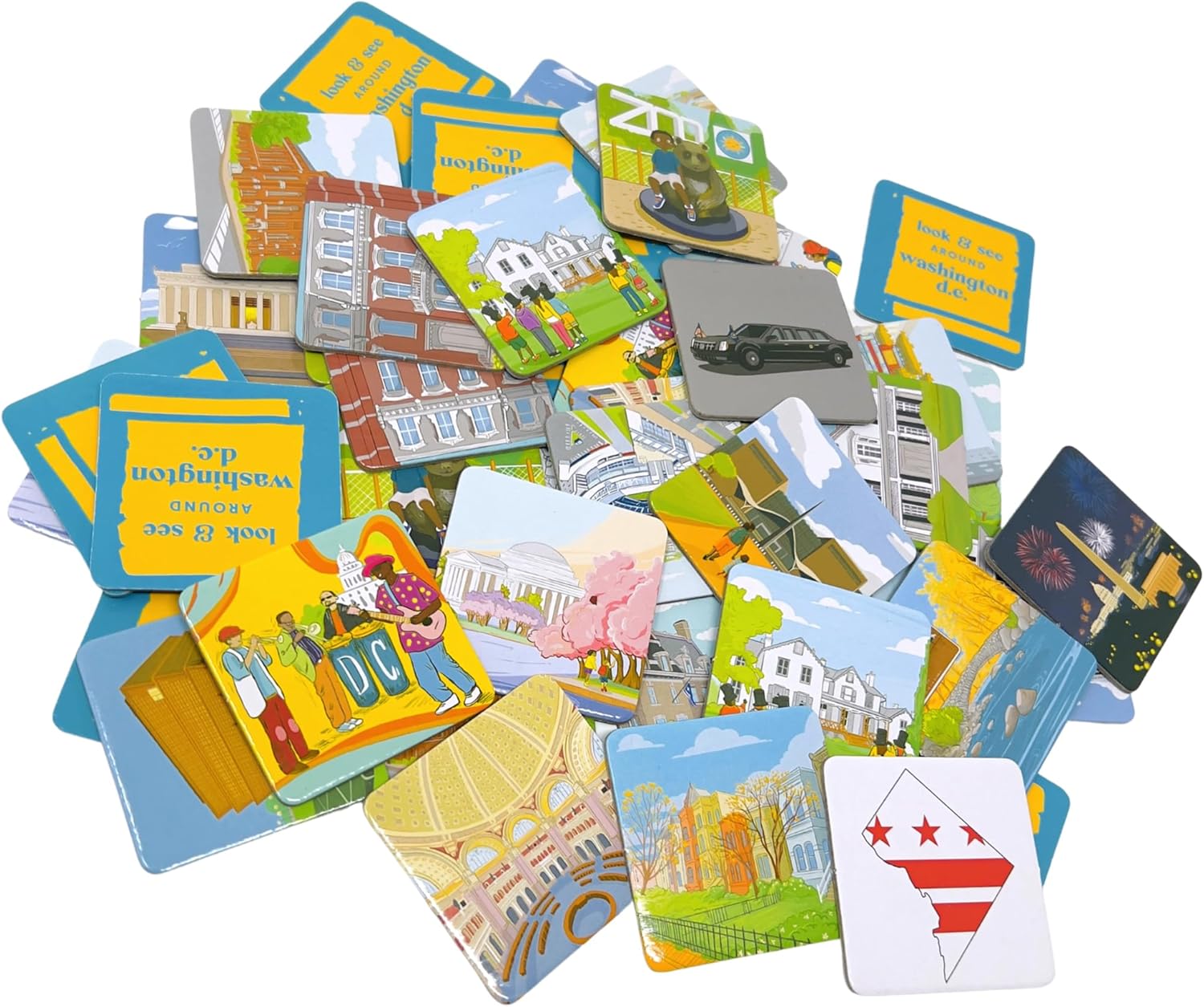 Upbounders Look and See Around Washington, DC Take-Along Travel Memory ...