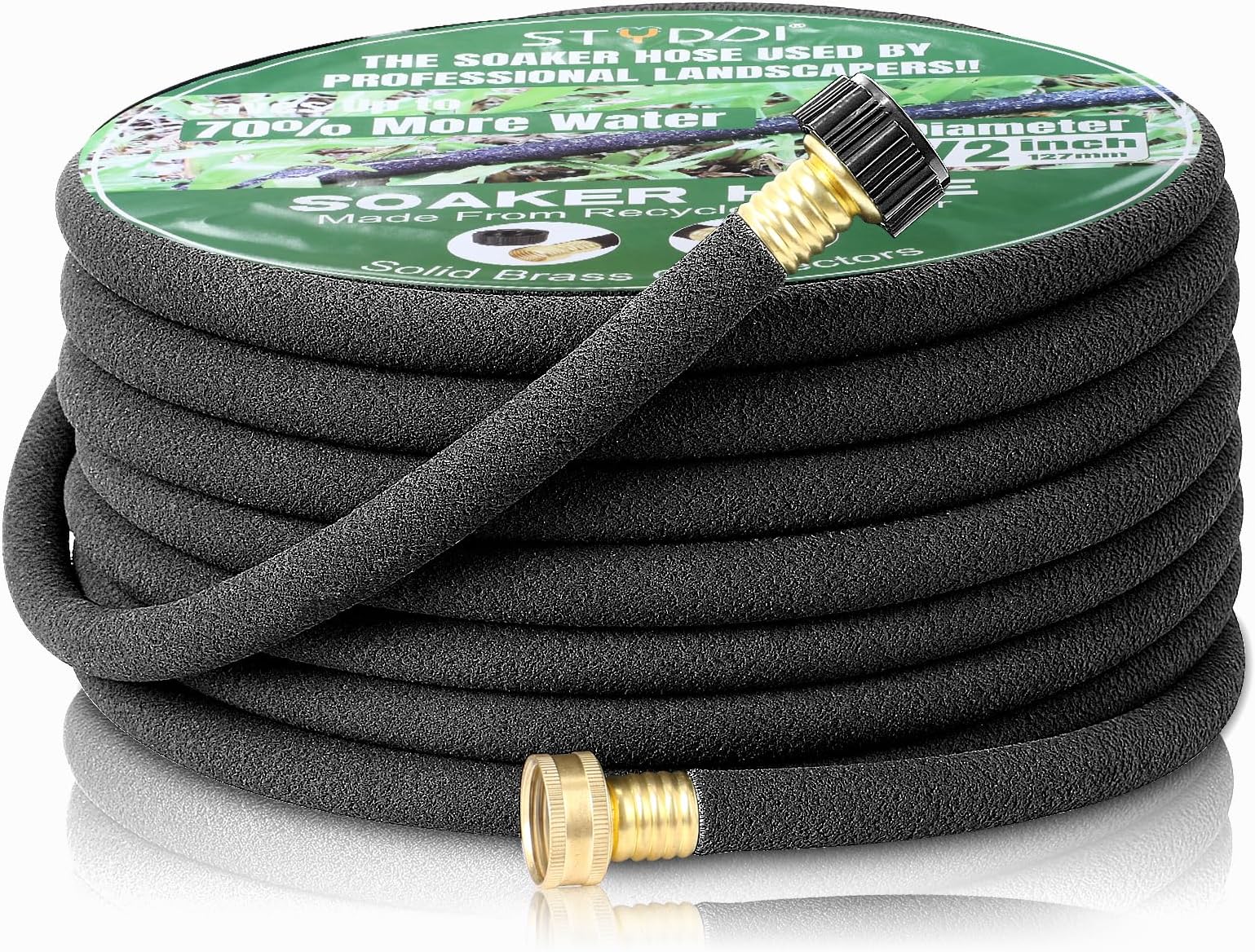 Amazon.com : JAZIPO Premium Soaker Hose 15ft, Heavy Duty Watering Hose ...