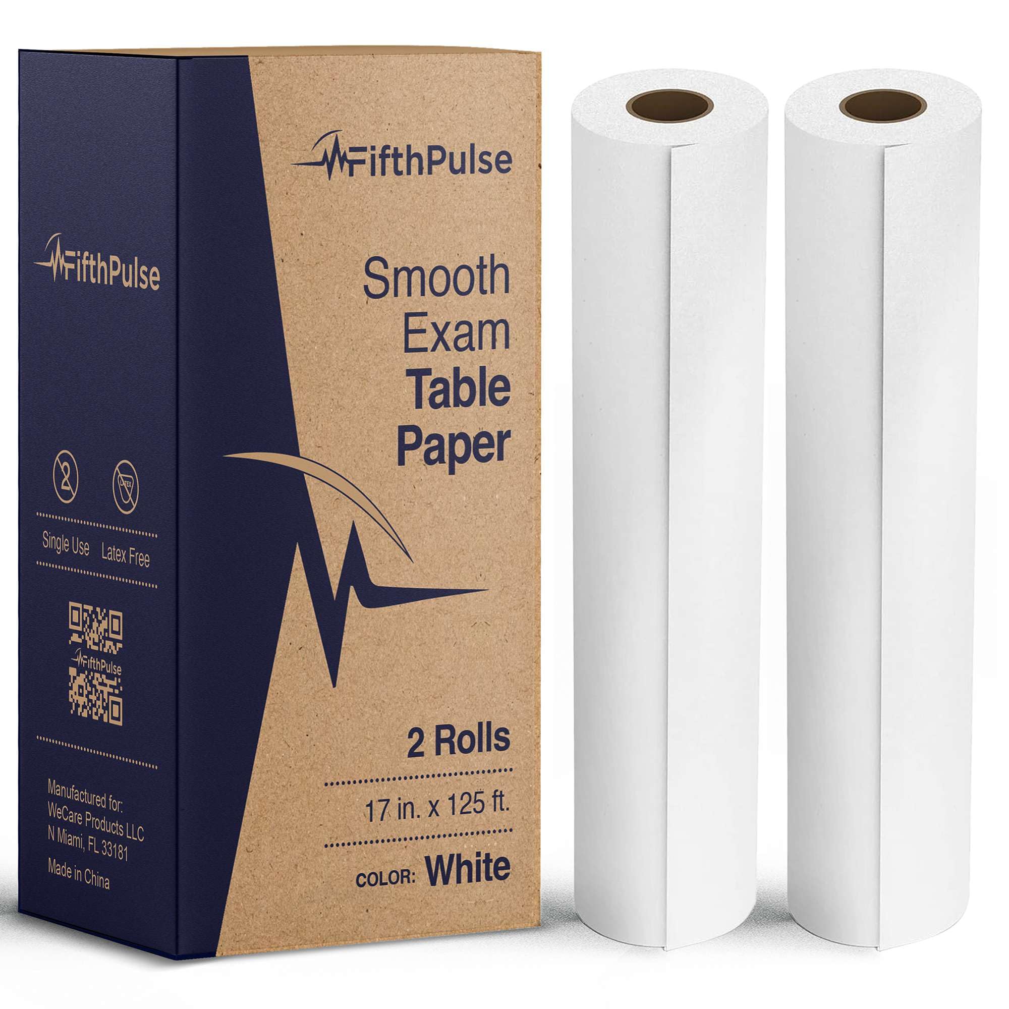 Snapklik.com : Medical Exam Table Paper 17"x125 Feet - 2 Rolls Of ...