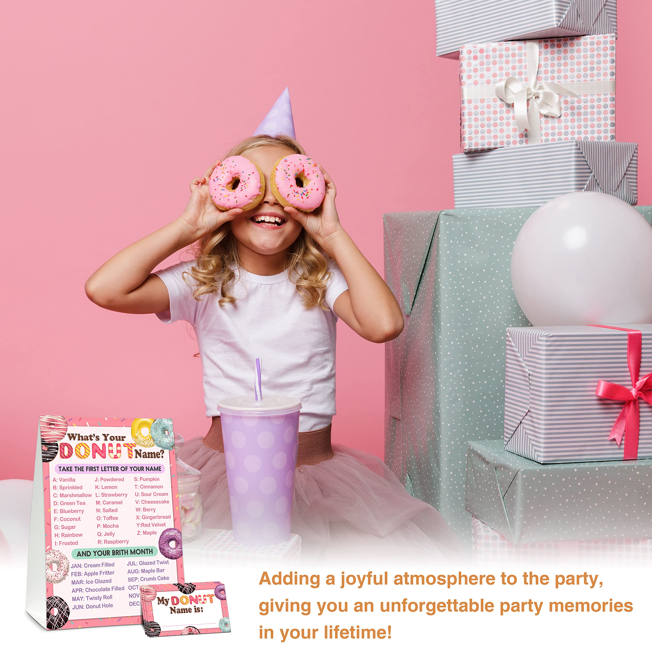 Snapklik.com : Whats Your Donut Name Game - Sweet Donut Birthday Party ...