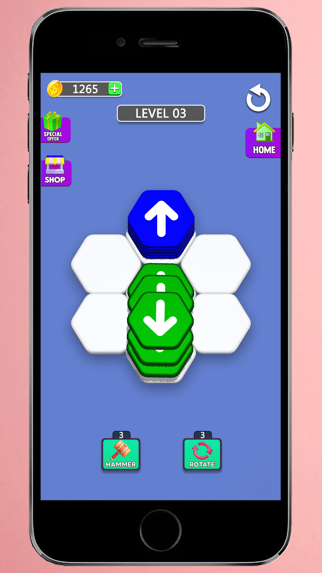 Hexa Block Puzzle Take Away Tapping Master: Hexa_Blocks Color Sorting ...