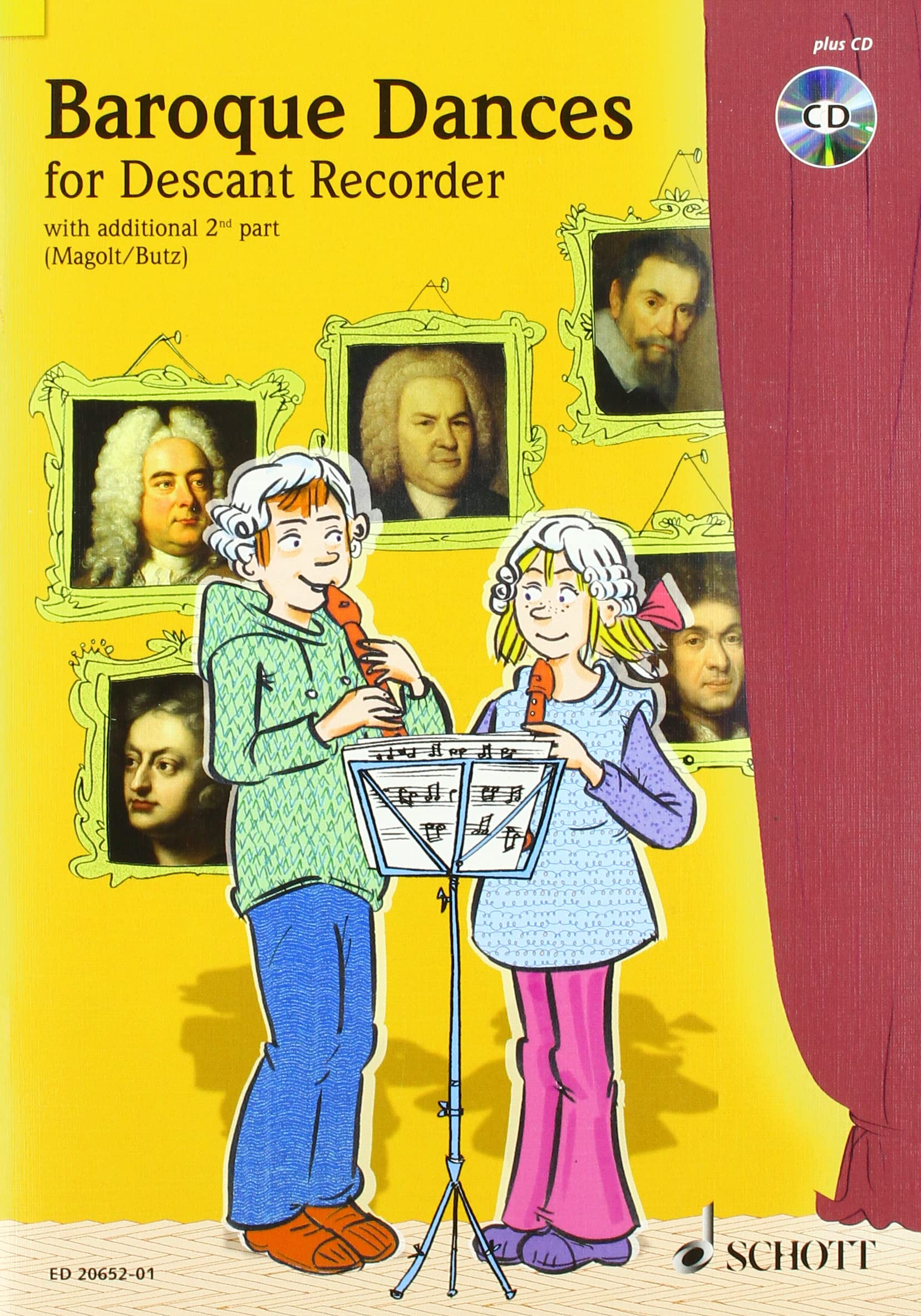 Amazon.com: Baroque Dances for 2 Soprano Recorders: Book/CD ...