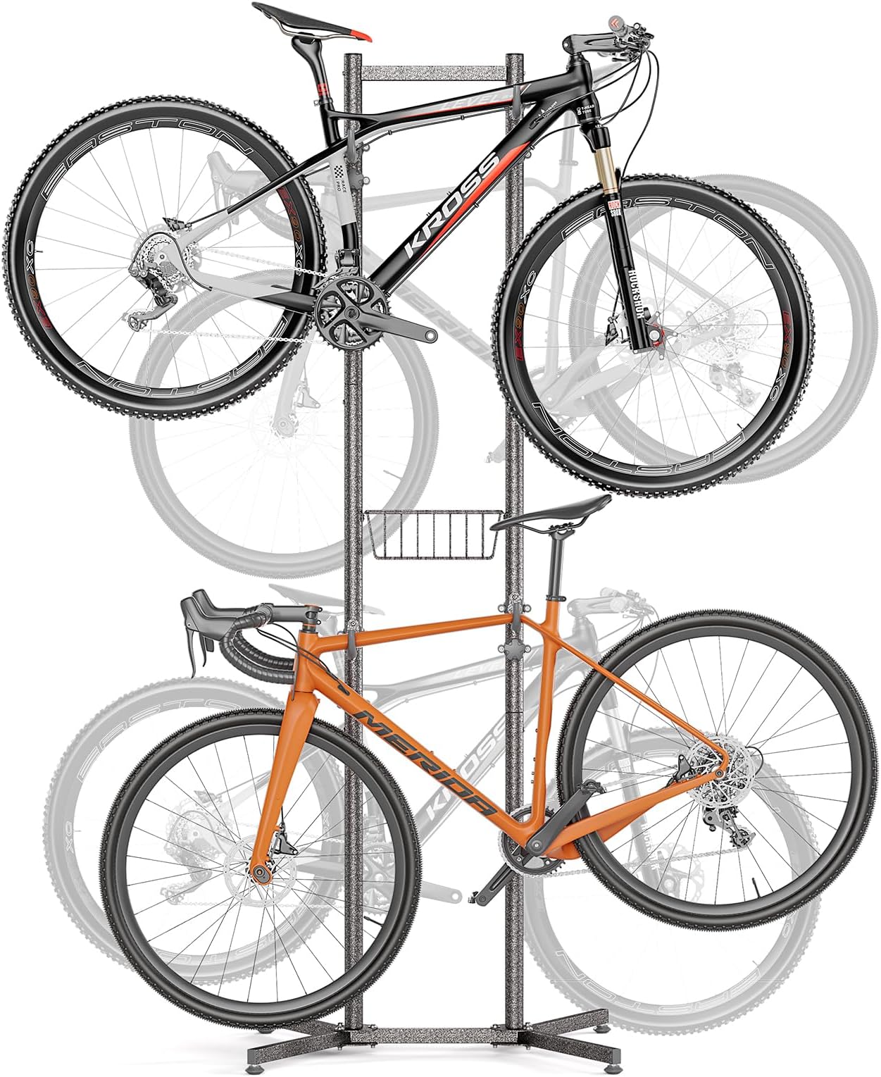Amazon.com: CXWXC 2 Bike Storage Rack (Max. 120LBS) - Gravity Wall Bike ...