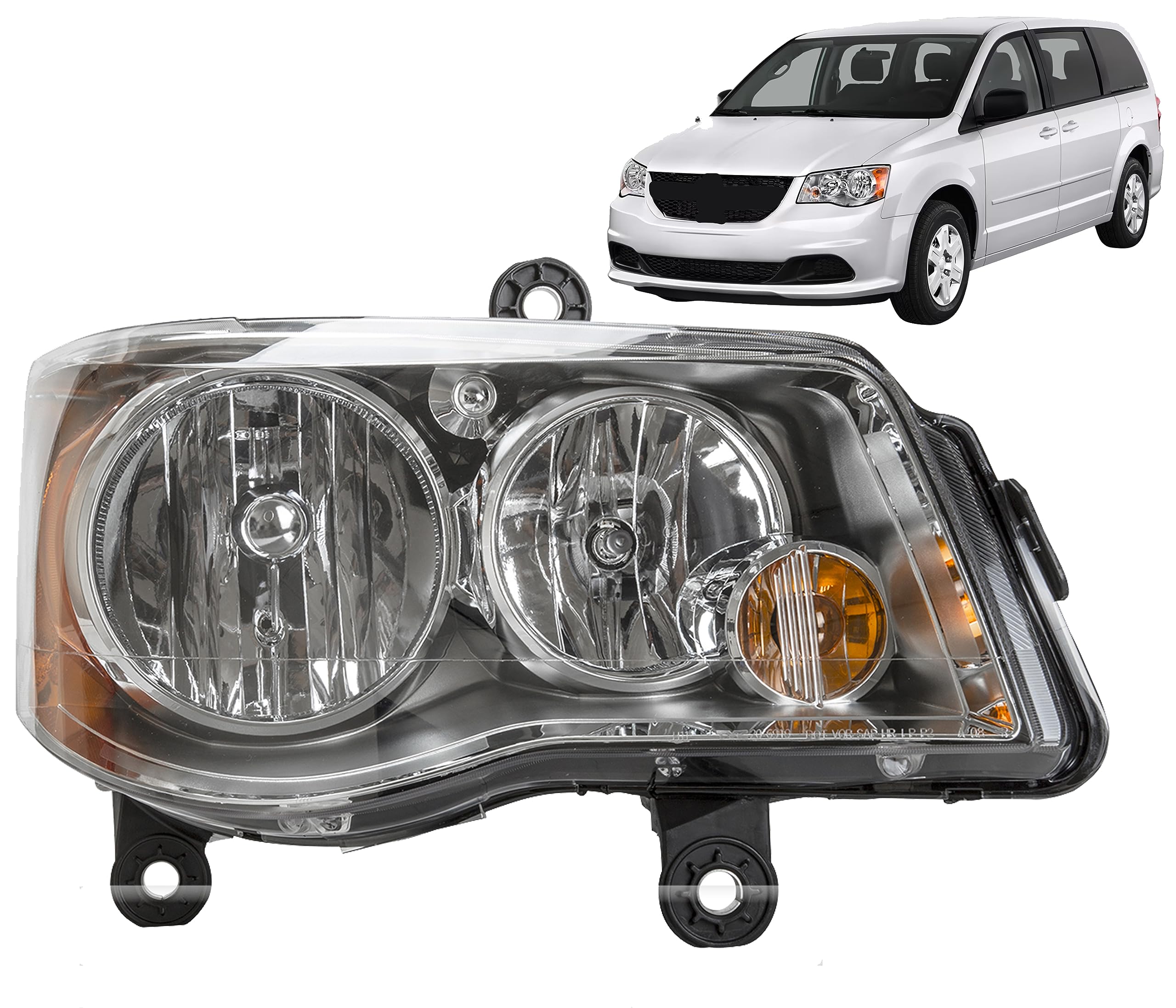 Amazon.com: ALLIGATOR AUTO LIGHTS Headlight Assembly Replacement for ...