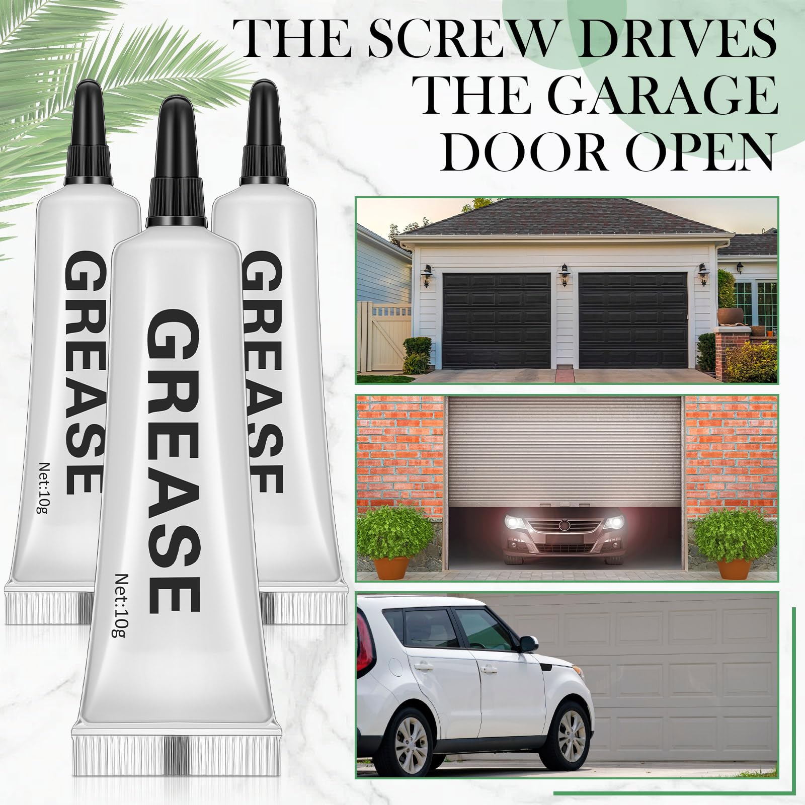 Snapklik.com : 8 Pcs 0.35oz. Each Garage Door Lubricant Spray, White ...