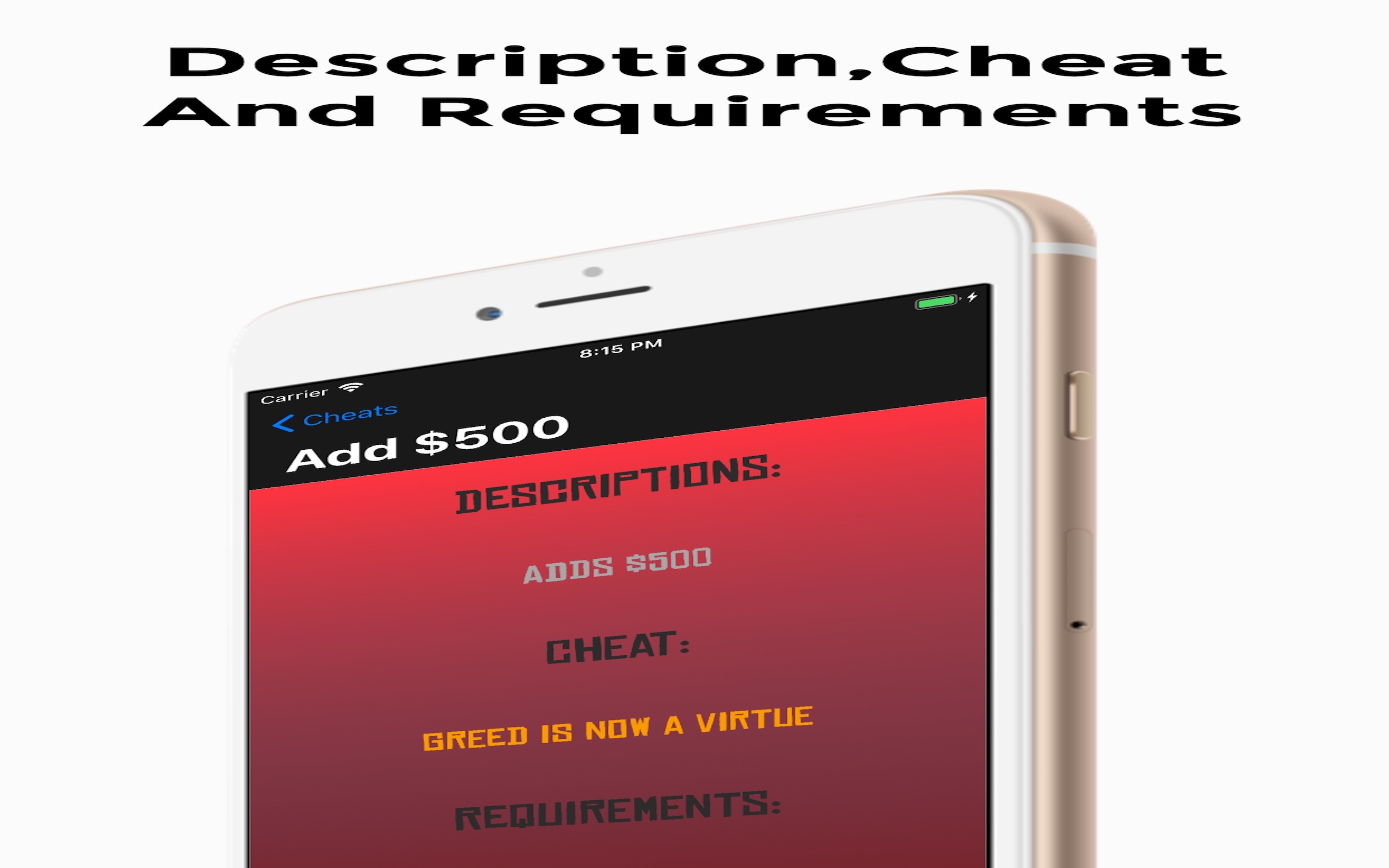 RDR 2 Cheats & Tips - App on Amazon Appstore