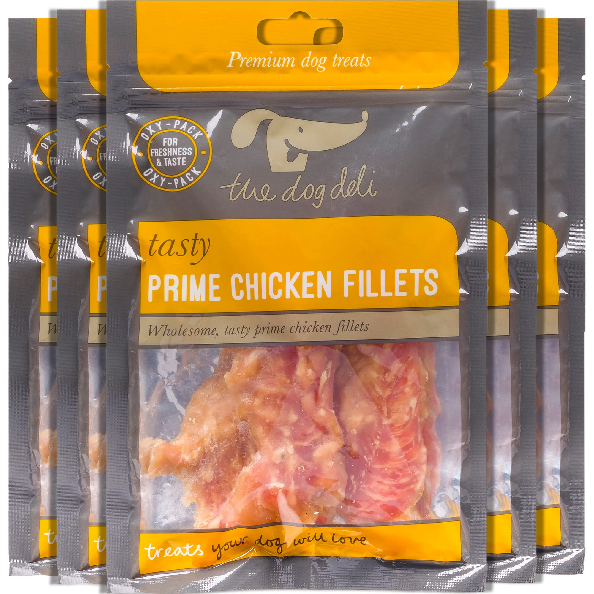 Petface The Dog Deli Prime Chicken Fillets, 100g (Pack of 5) : Amazon ...