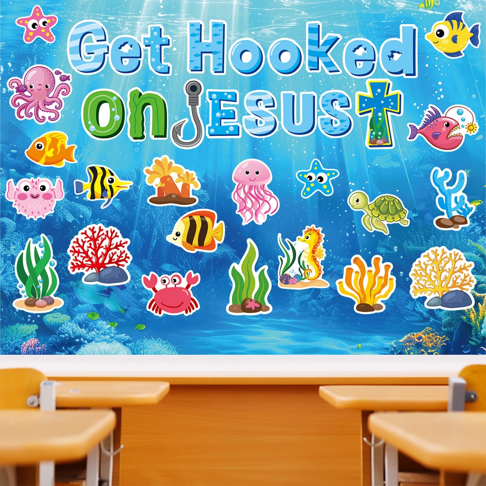Snapklik.com : Gisgfim Ocean Themed Religious Under The Sea Fish ...