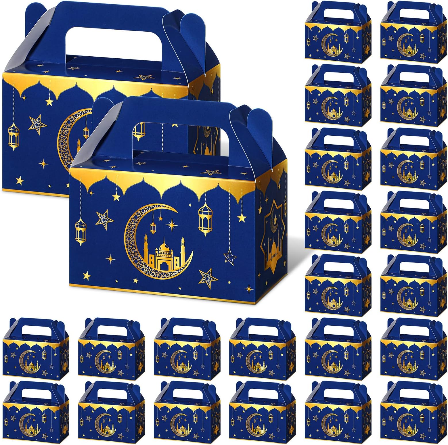 Amazon.com : TaoBary 24 Pack Eid Al Adha Treat Box Muslin Islam Ramadan ...