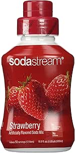 Amazon.com : SodaStream Strawberry Syrup, 500ml : Soda Soft Drink Syrup ...