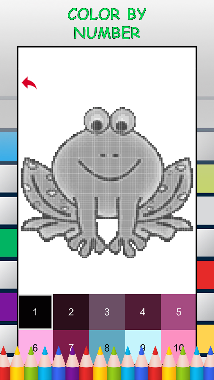 Frogs Color by Number - Free Pixel Art Game - Coloring Book Pages ...