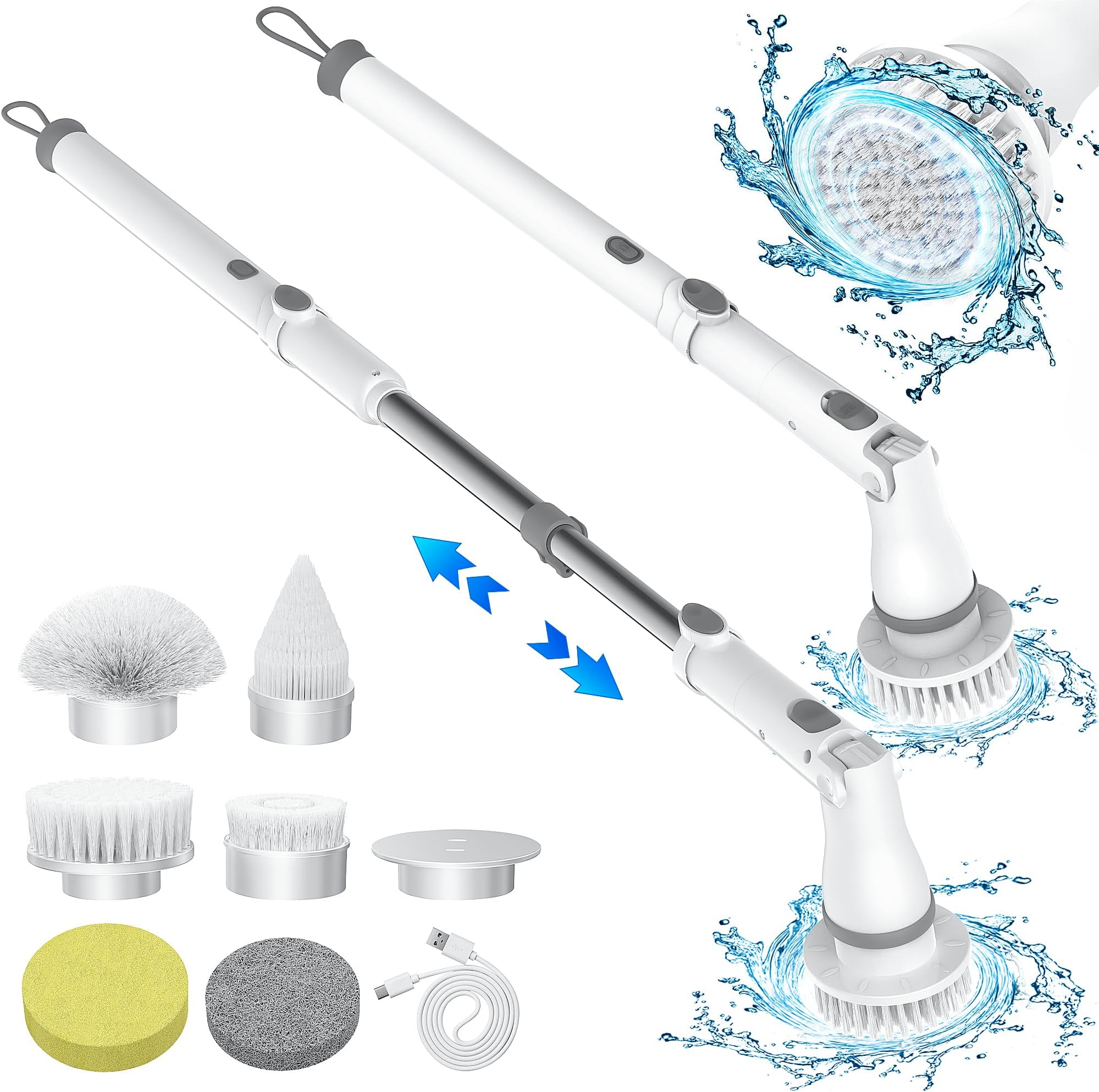Amazon.com: BEI & HONG Electric Spin Scrubber,1000RPM Cordless Shower ...