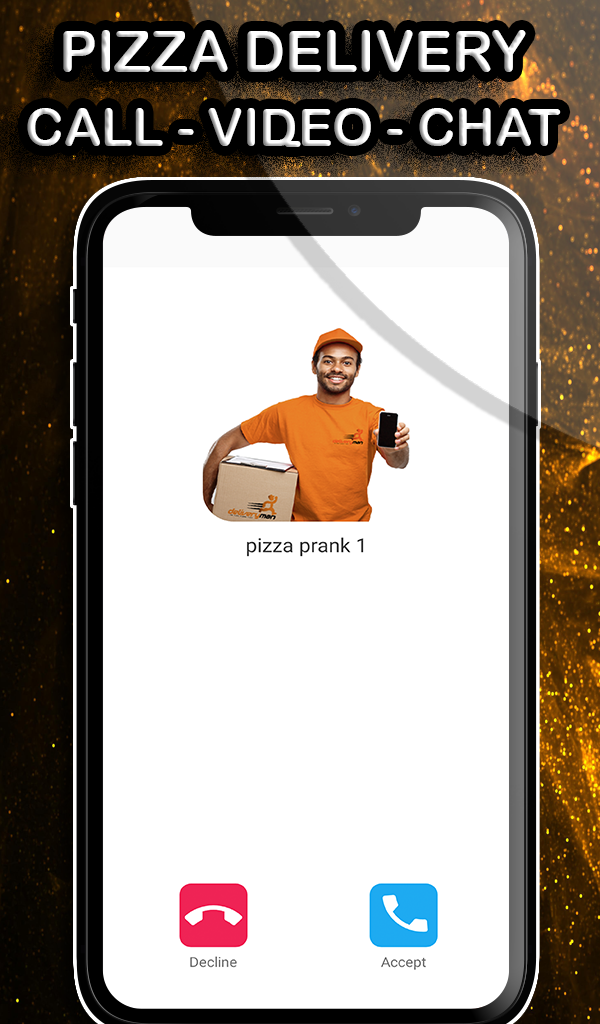 A Video Call From 🍕 Pizza 🍕 Delivery Man 👨 Fake Video Voice Call ...