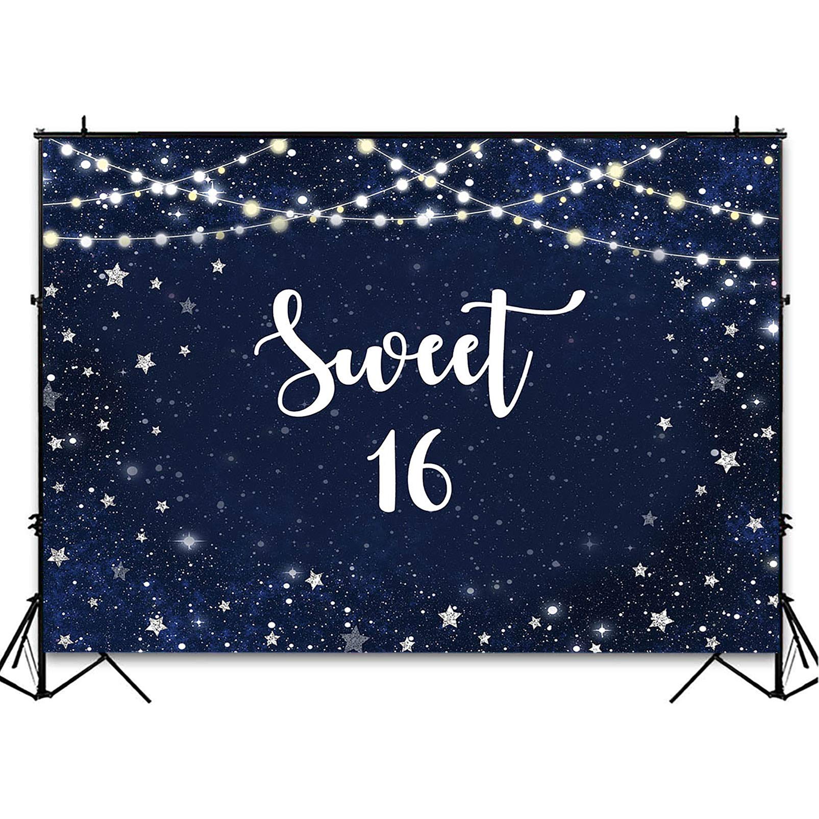 Buy Avezano Under The Stars Sweet 16 Backdrop for Girl's 16th Birthday ...