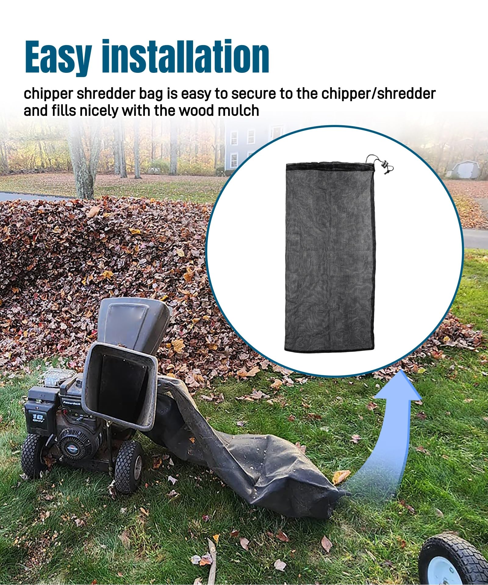 Craftsman Leaf Shredder Mulcher Bagger DYYYYD Universal 24" X 48" Wood