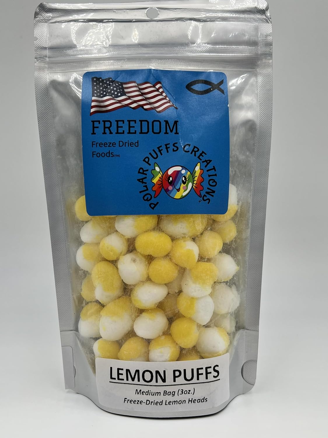 Amazon.com : Freedom Freeze Dried Lemon Puffs, Tart and Tangy Lemon ...