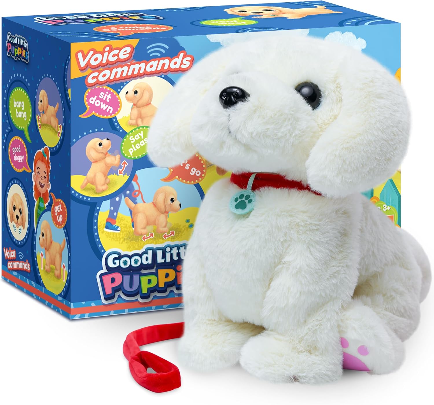 Amazon.com: Team Power Voice Command Labrador Puppy Robot Dog ...