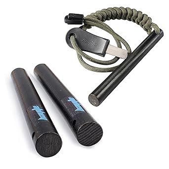 Amazon.com: bayite 1/2" X 5'' Survival Ferro Rods & 4" Ferro Rods Fire ...