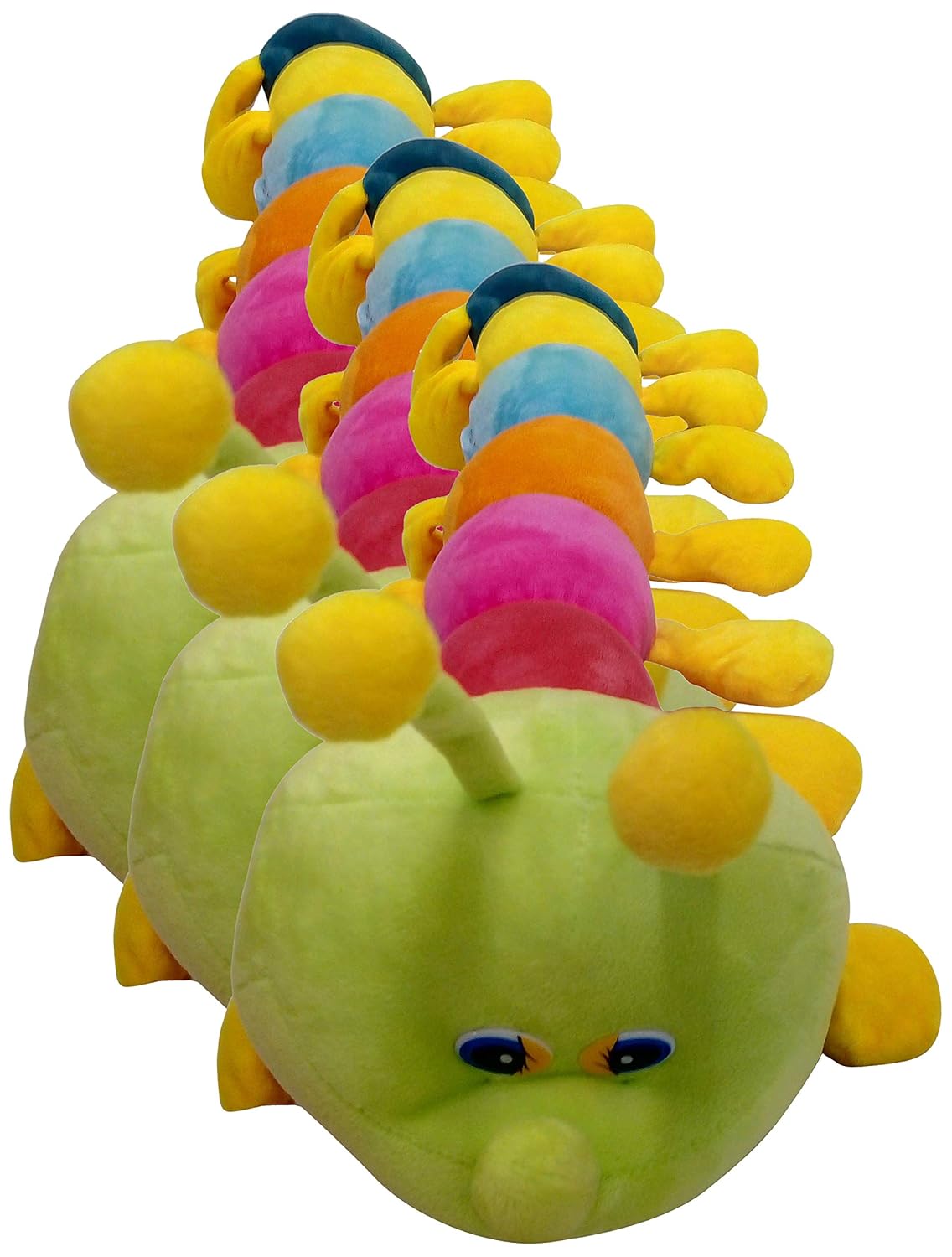 Buy Dimpy Stuff Soft Caterpillar Toy - 70 cm, 1N (Buy 1 Get 2, 3 Pieces ...