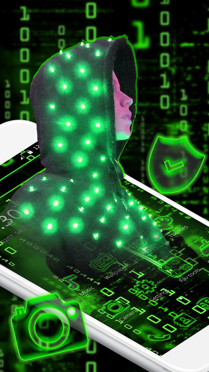 Neon Secret Hacker Launcher Theme - App on the Amazon Appstore