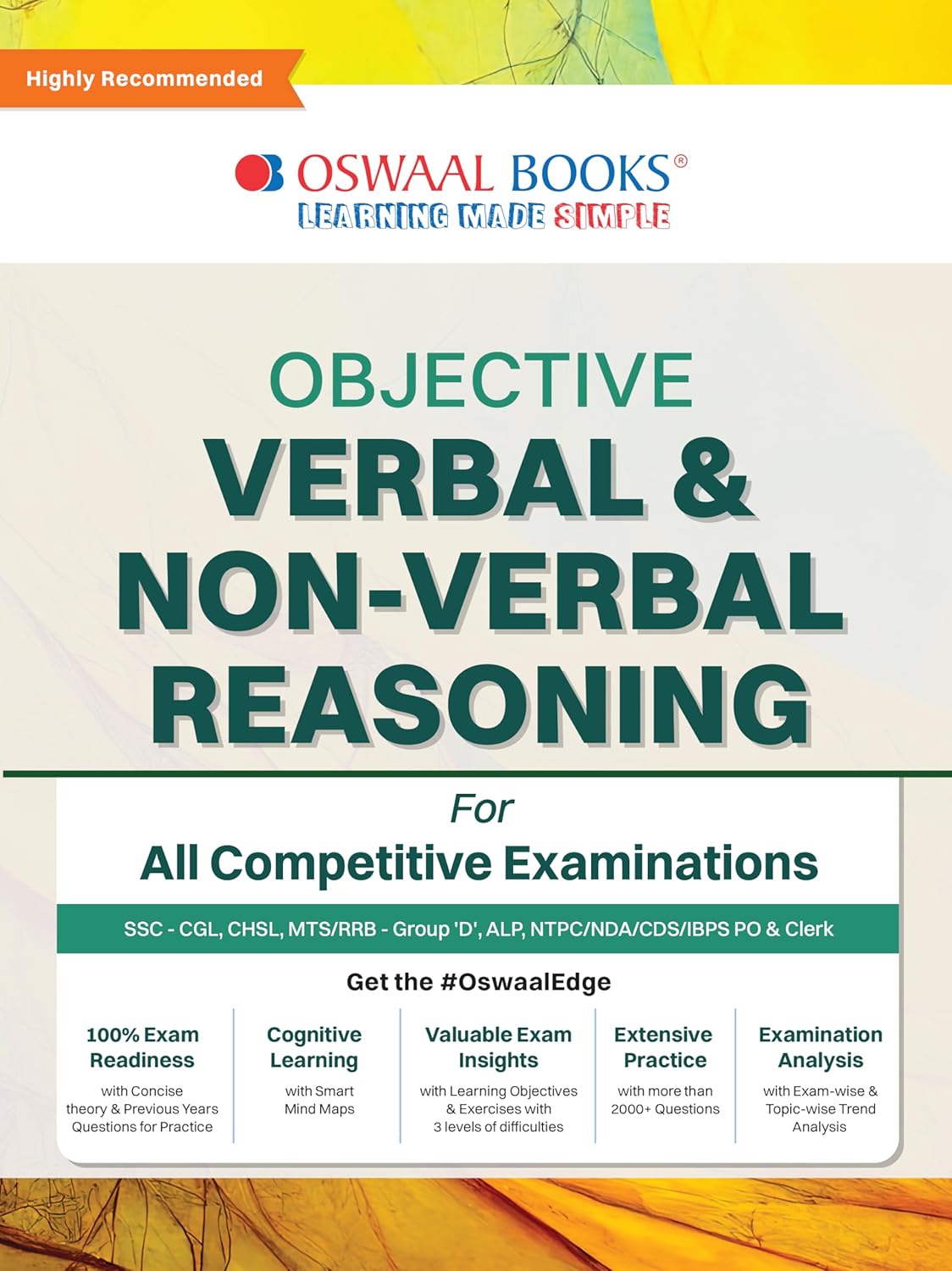 Amazon | Oswaal Objective Verbal & Non-Verbal, Reasoning Chapter-wise ...