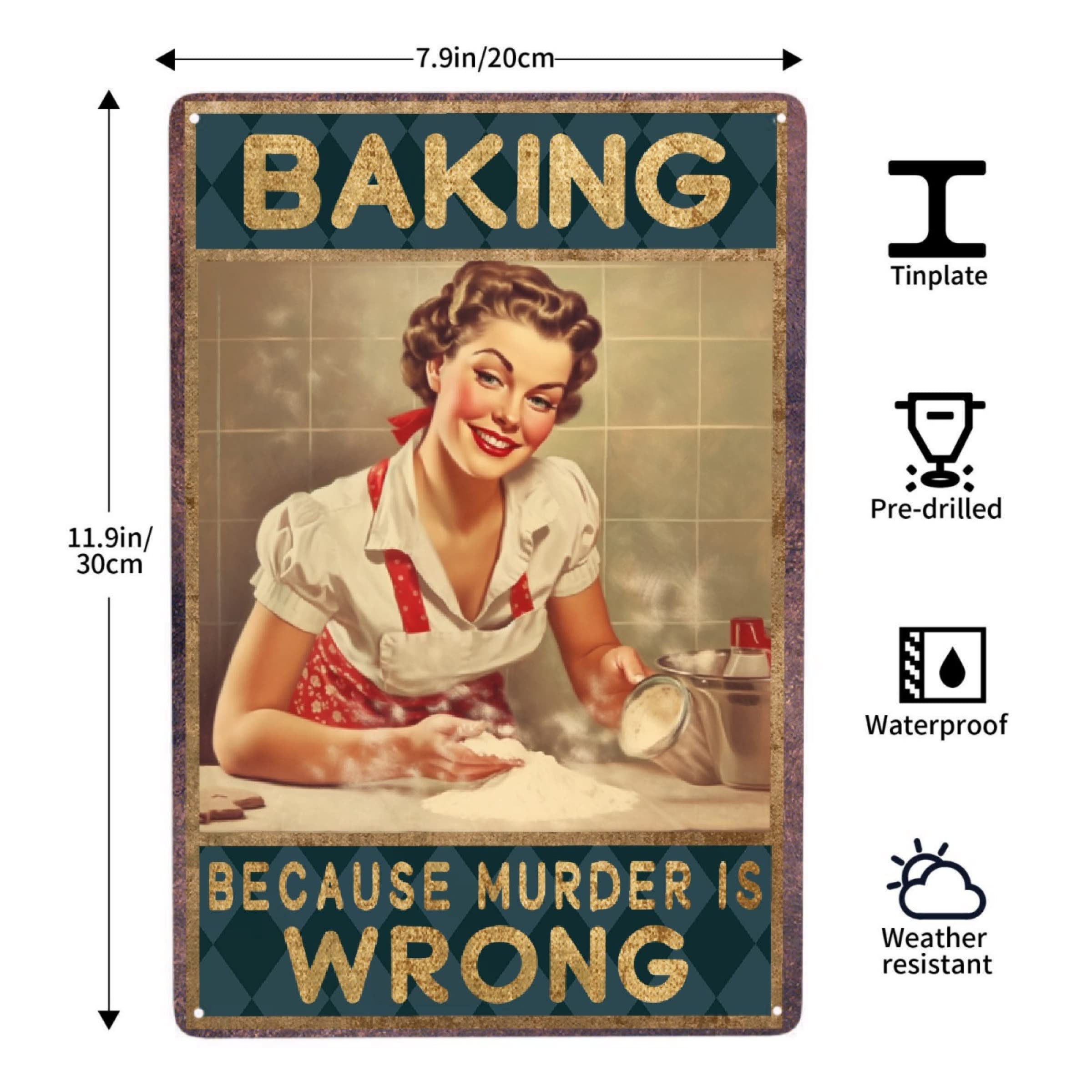 Vintage Baking Poster