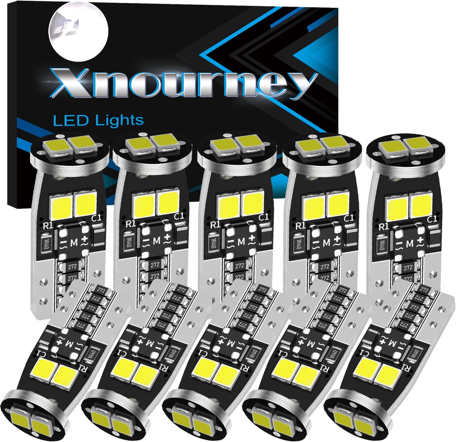 AGLINT 194 LED Bulb CANBUS T10 W5W 501 12SMD Extremely Bright 12V LED ...