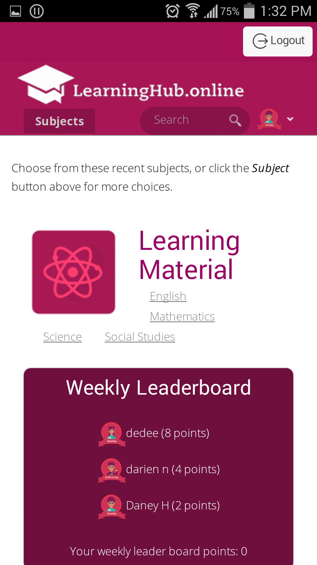 LearningHub - App on Amazon Appstore