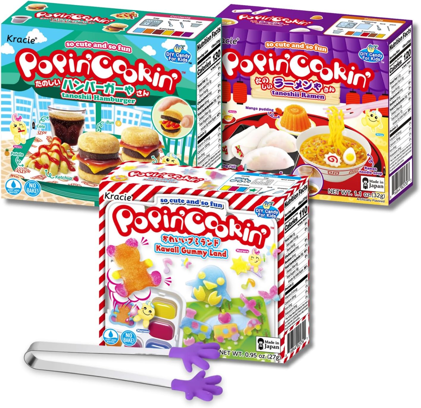 umaya Kracie Popin’ Cookin' DIY Candy Making Kit for Kids - Tanoshii ...
