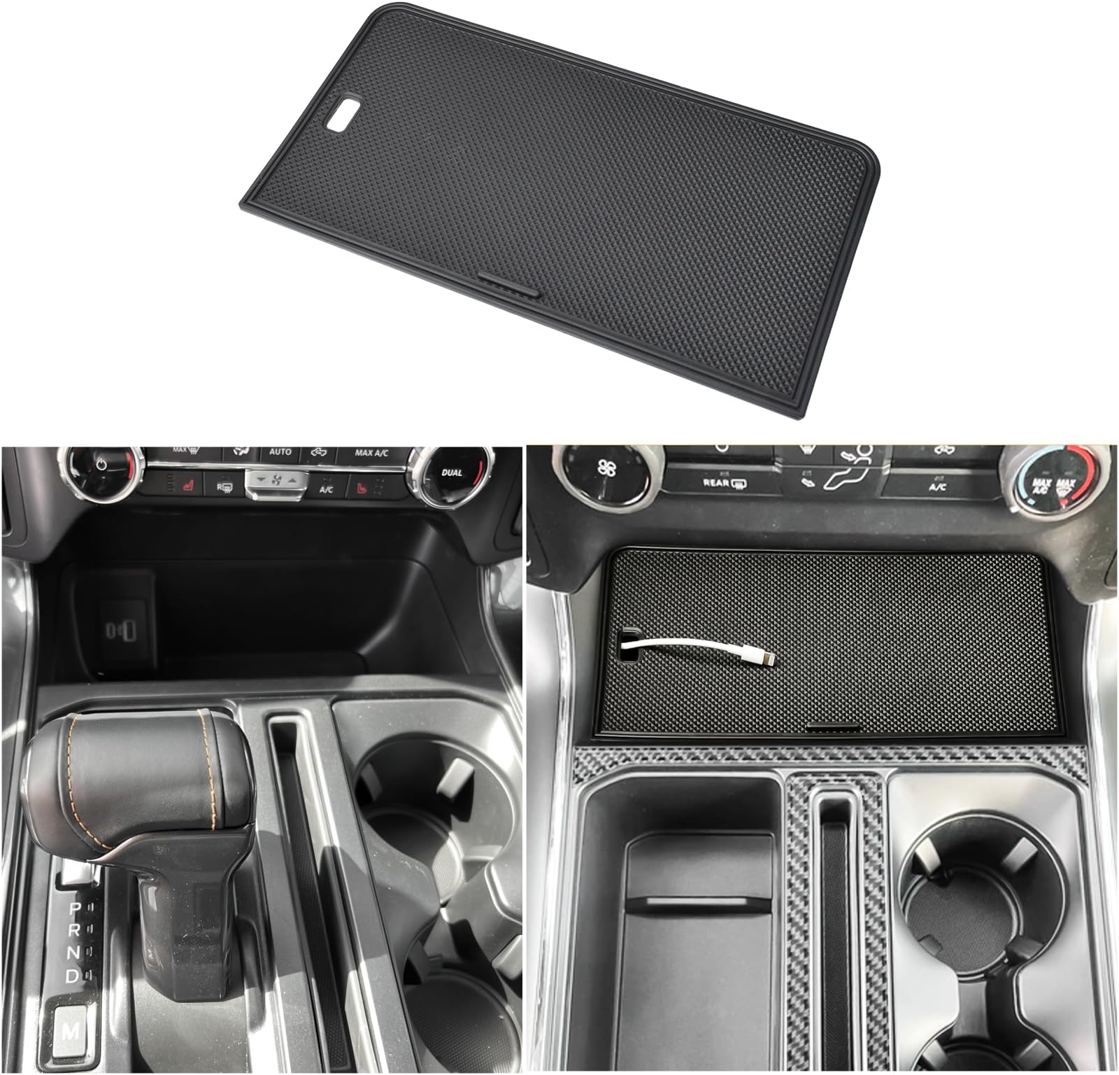 2025 F150 Accessories ANMOSVO Compatible With Glove Box Organizer Ford ...