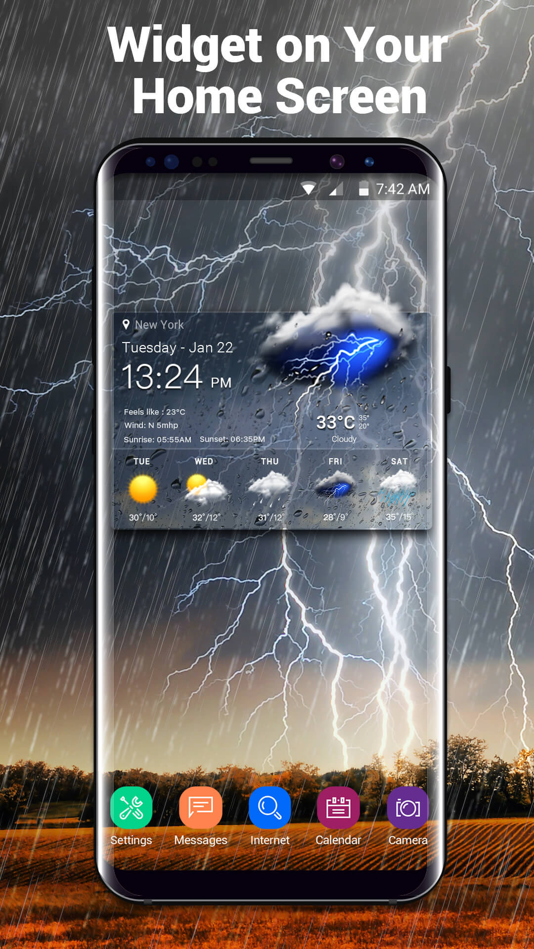 Real-time Weather Forecast - App on Amazon Appstore