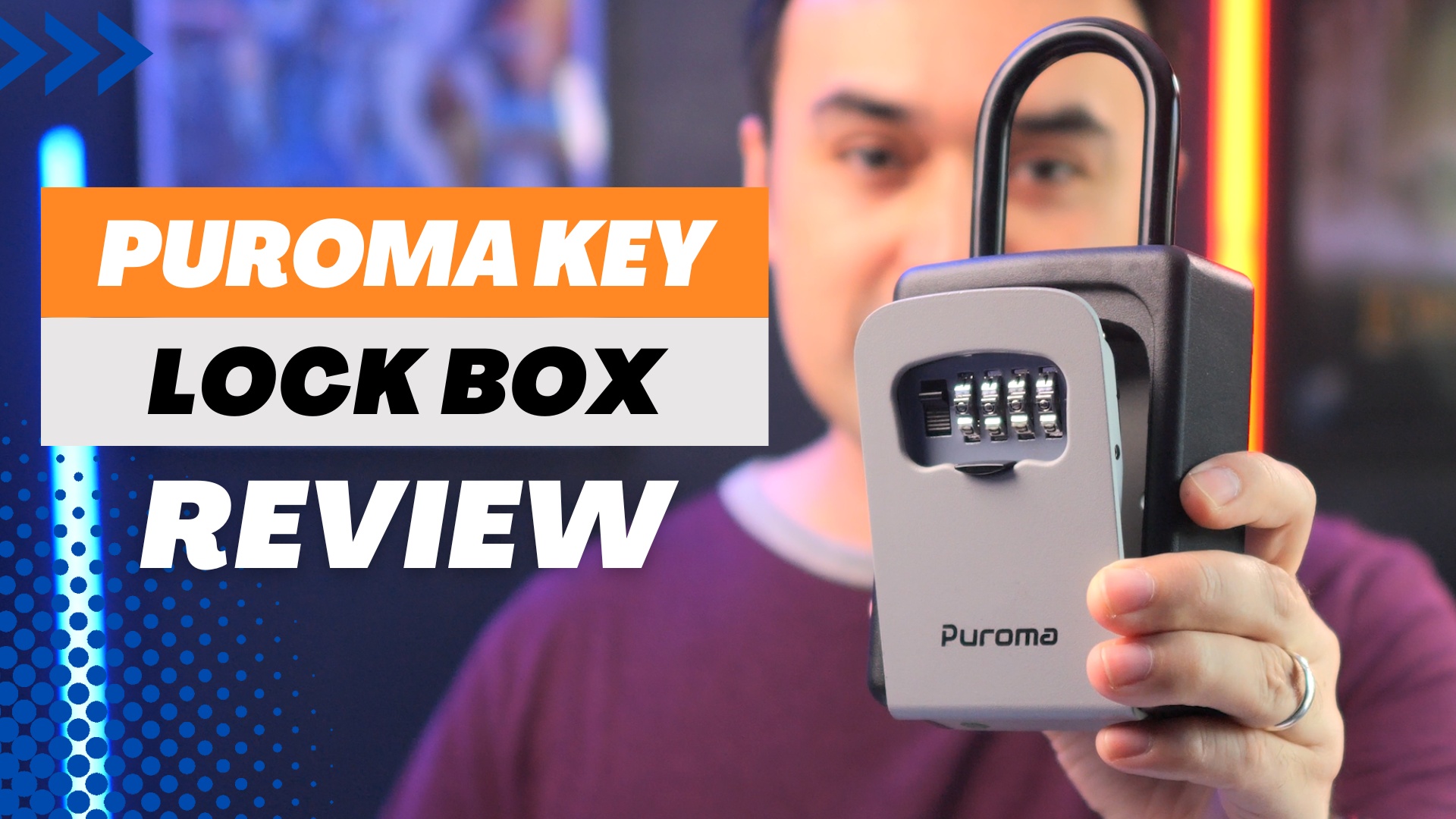 Watch Puroma Key Lock Box Review on Amazon Live