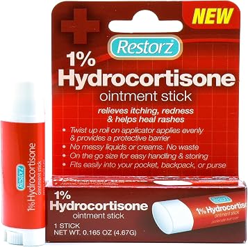 Amazon.com: Restorz Hydrocortisone 1% Cream Treatment Stick (1 Pack ...