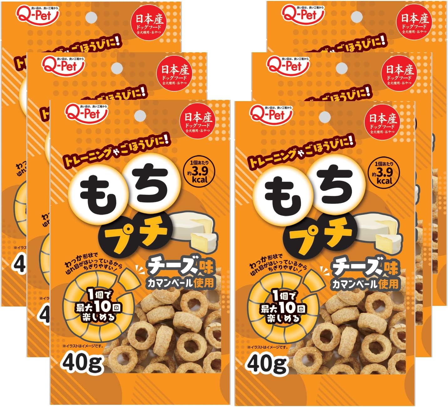 Amazon | 九州ペット もちプチチーズ味 40gx6個 | 九州ペット | ジャーキー 通販