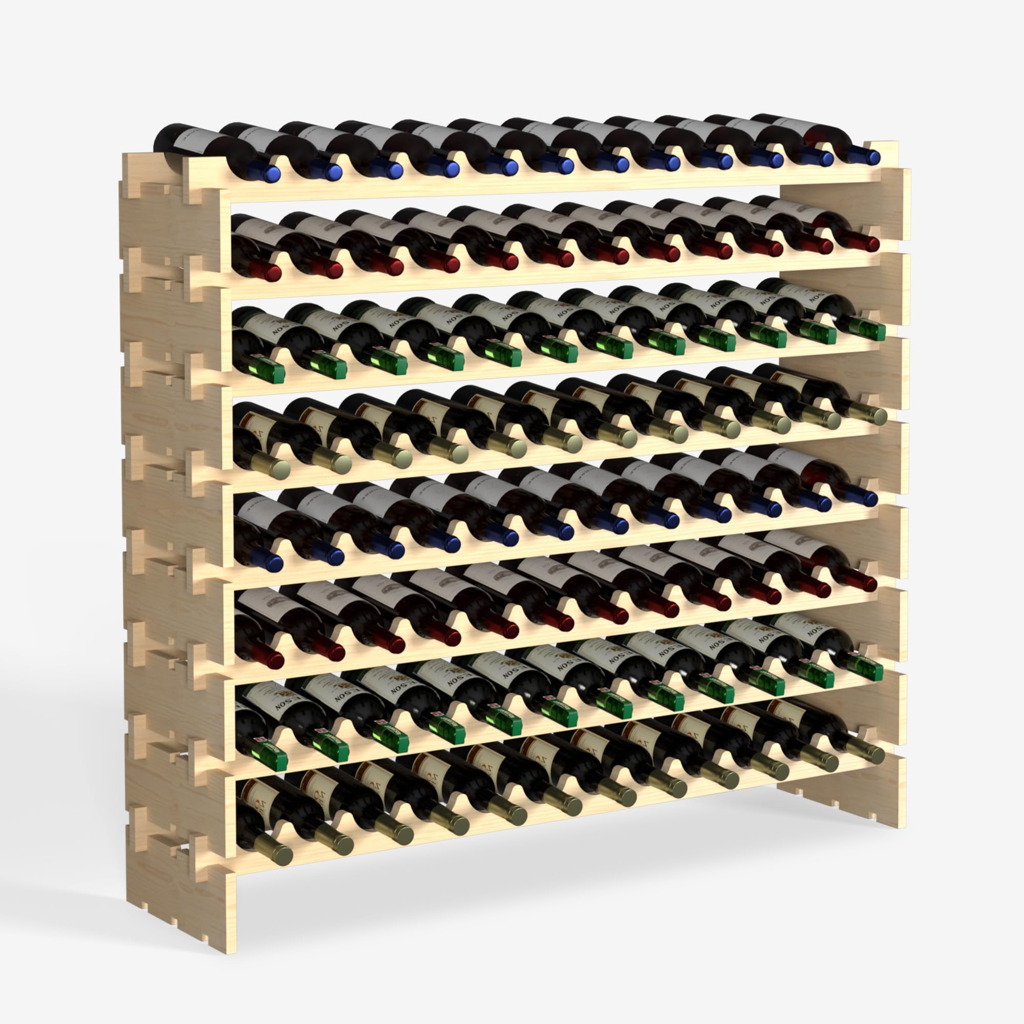 Amazon.com: Uva Nova Large Wine Rack | Wine Rack Wood | Wine Cellar ...